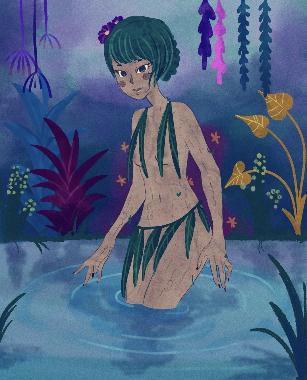 Dryad, me, procreate, 2022 | Scrolller