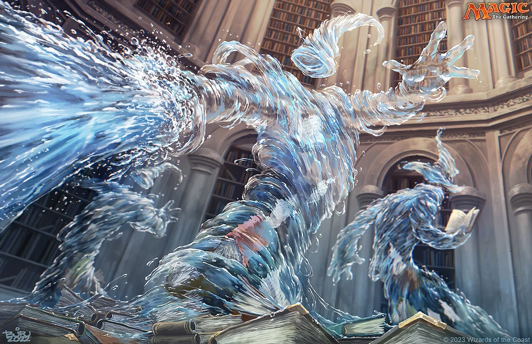 Splashy Spellcaster by Brian Valeza | Scrolller