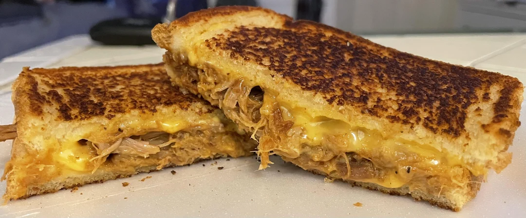 Pulled pork grilled cheese. | Scrolller