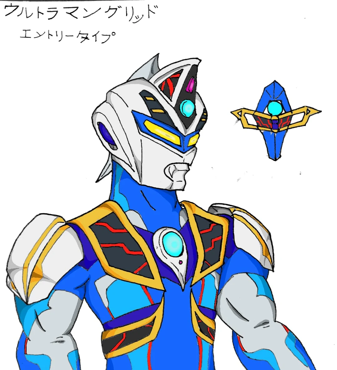Gentlemen Here's my Another OC Ultraman [ ULTRAMAN GRID Entry Type} | Scrolller