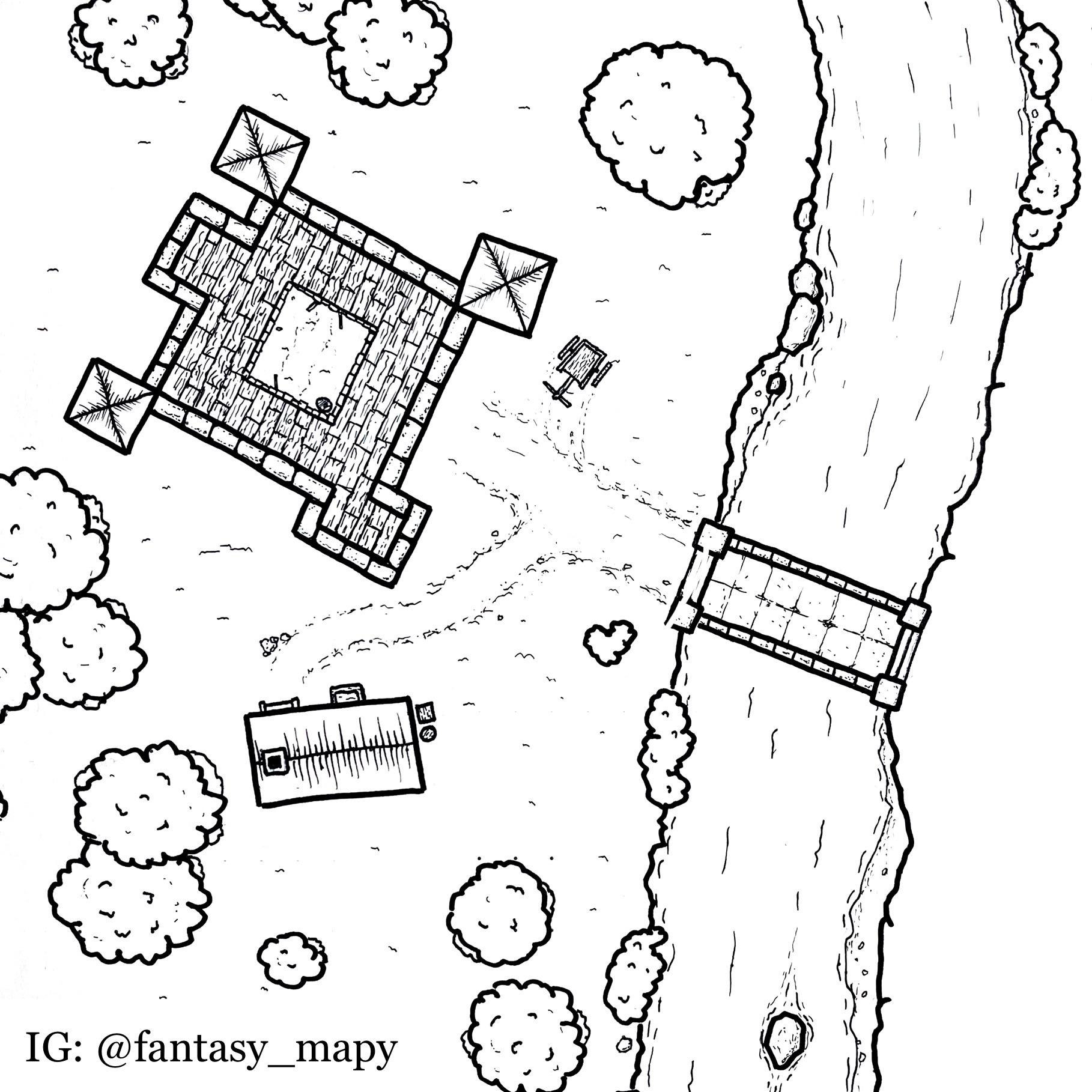 Fort for the paladins of the Silver Order | Scrolller
