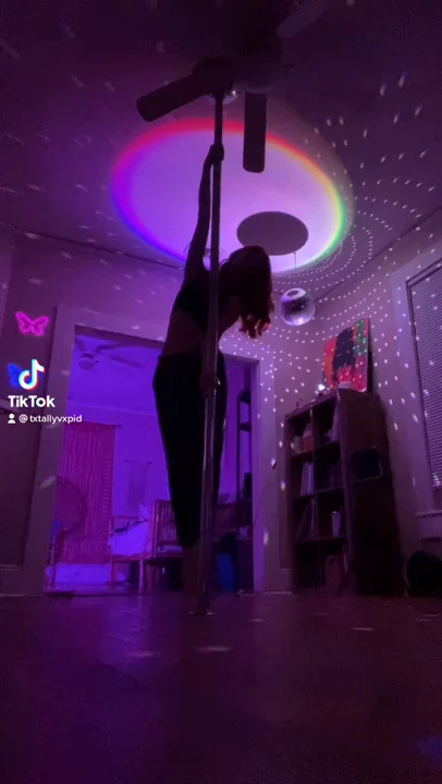 If you guys have a pole room, get a disco ball 😭 ️ this shit makes me so happy lol | Scrolller