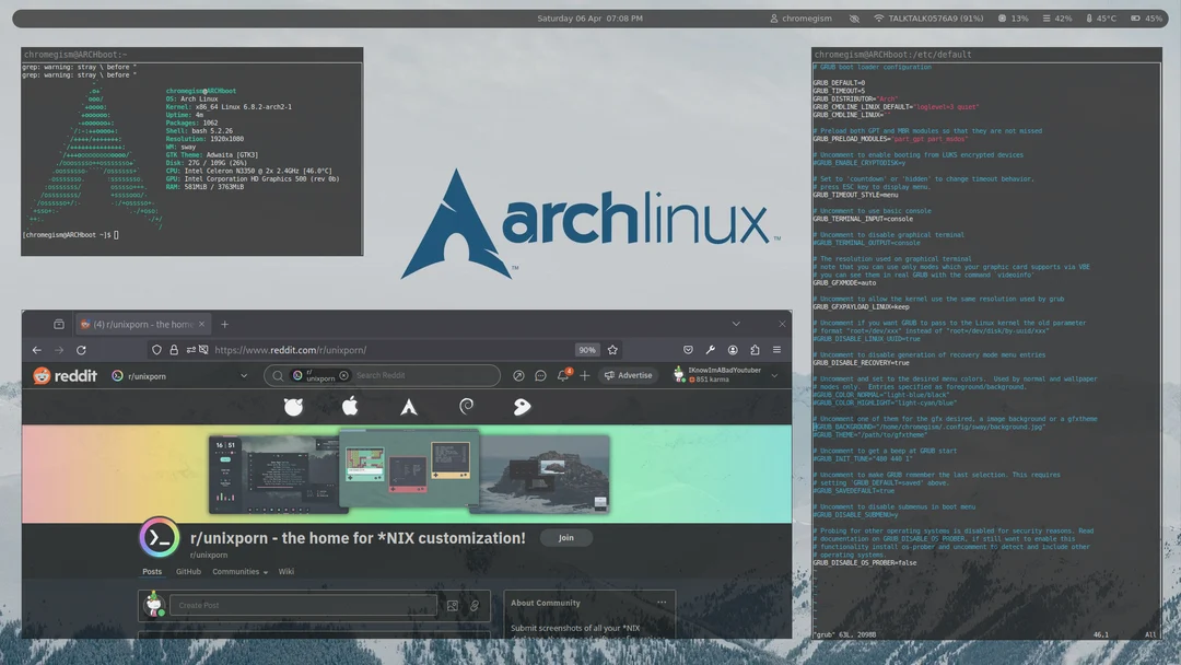 [Sway] My first rice | Scrolller