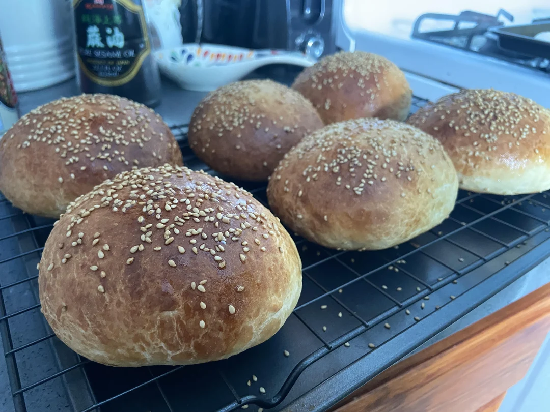 Happy Fourth of July from my first attempt at buns! | Scrolller