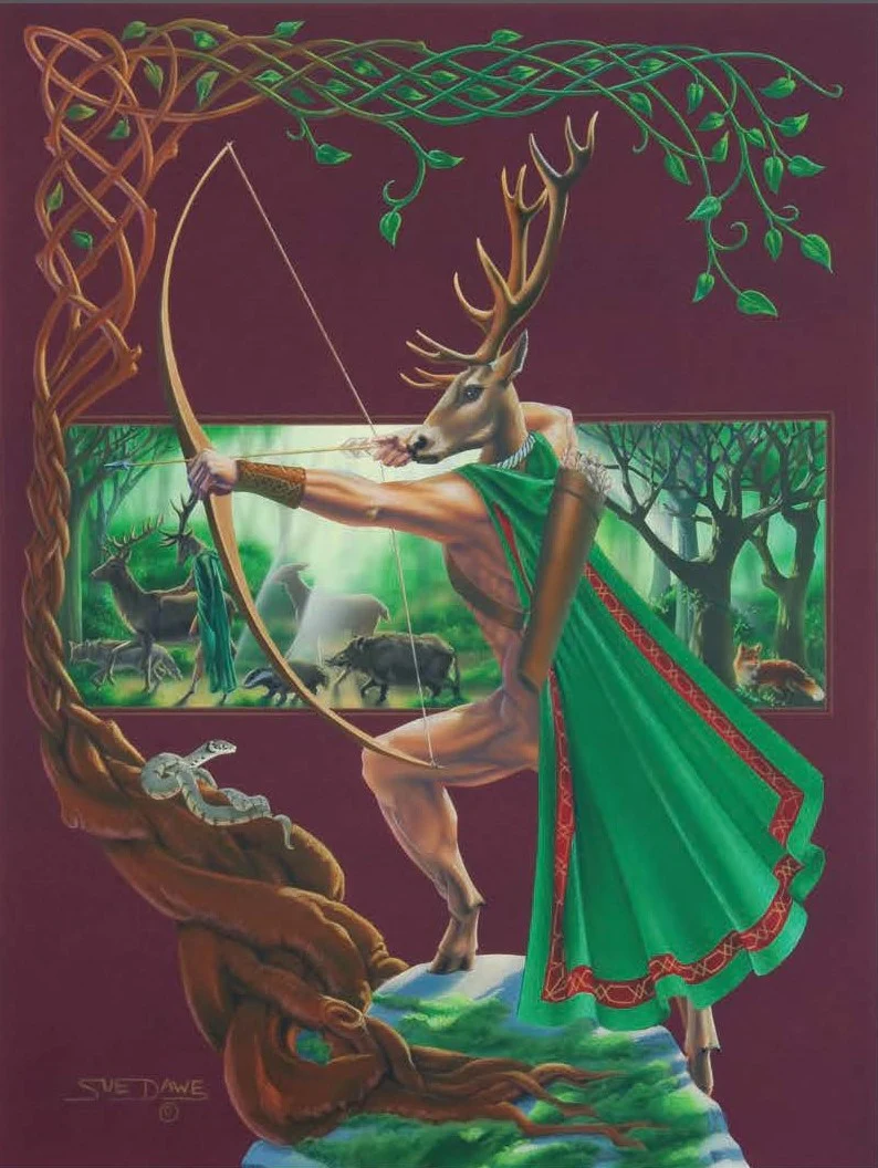 "Cernunnos" by Sue Dawe | Scrolller
