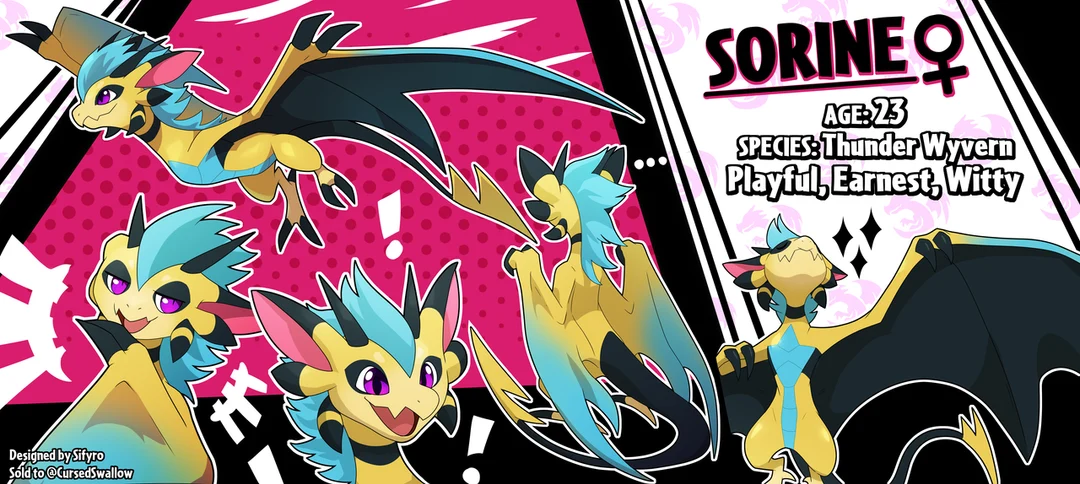 Wyvern design for @CursedSwallow | Scrolller