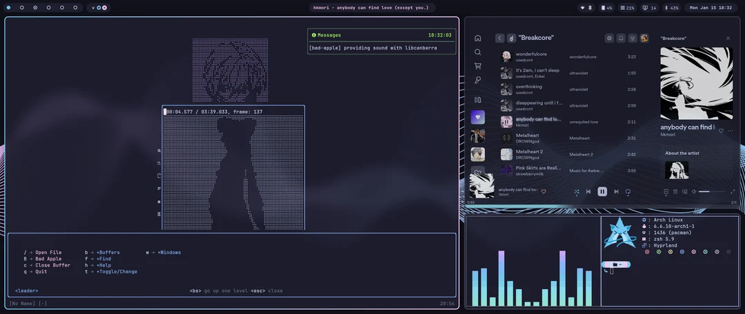 Discover more like Unixporn: [Hyprland] Still cis tho. and Related Content | Scrolller