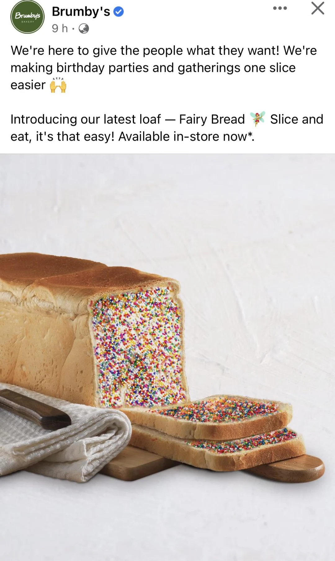Fairy bread by the slice | Scrolller
