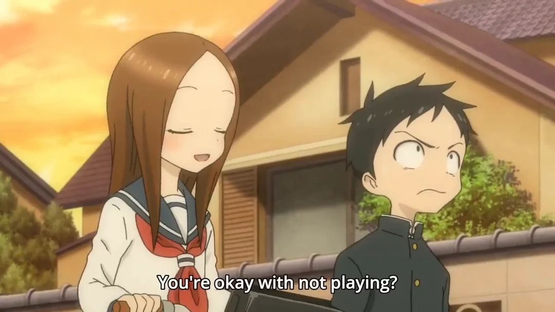 When you accidentally flirt with your crush (Takagi-San, S1E11) | Scrolller