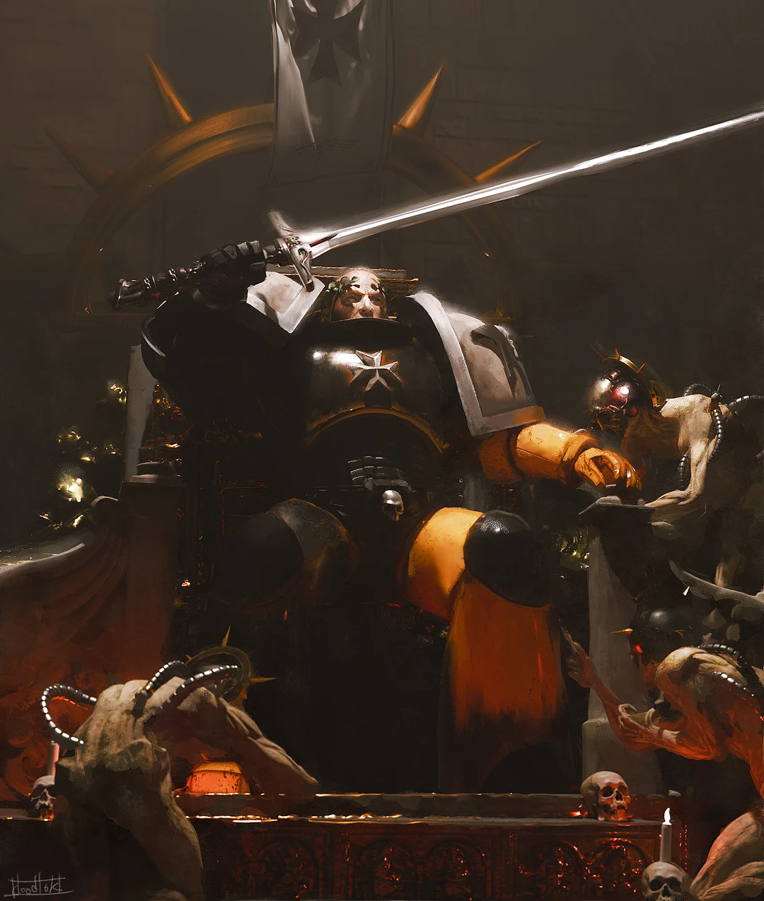 Birth of the Black Templar by David Ok | Scrolller