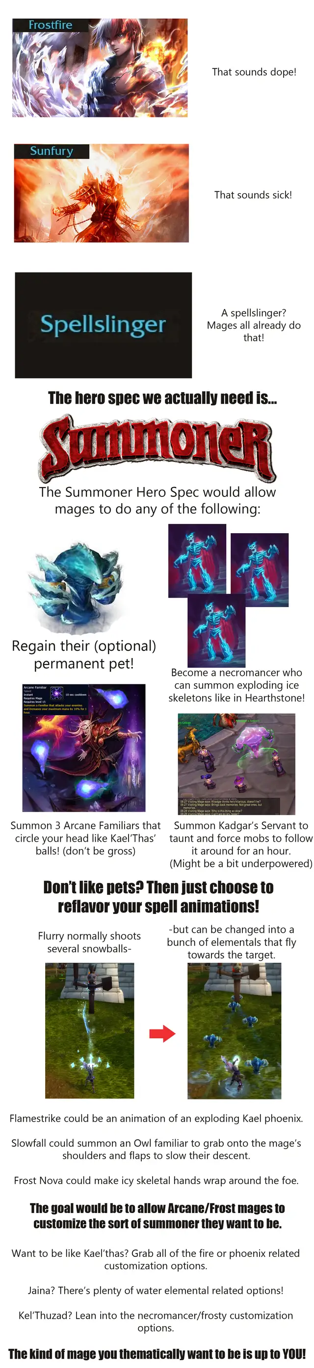 Introducing a replacement for the "Spellslinger" Mage Hero Spec | Scrolller