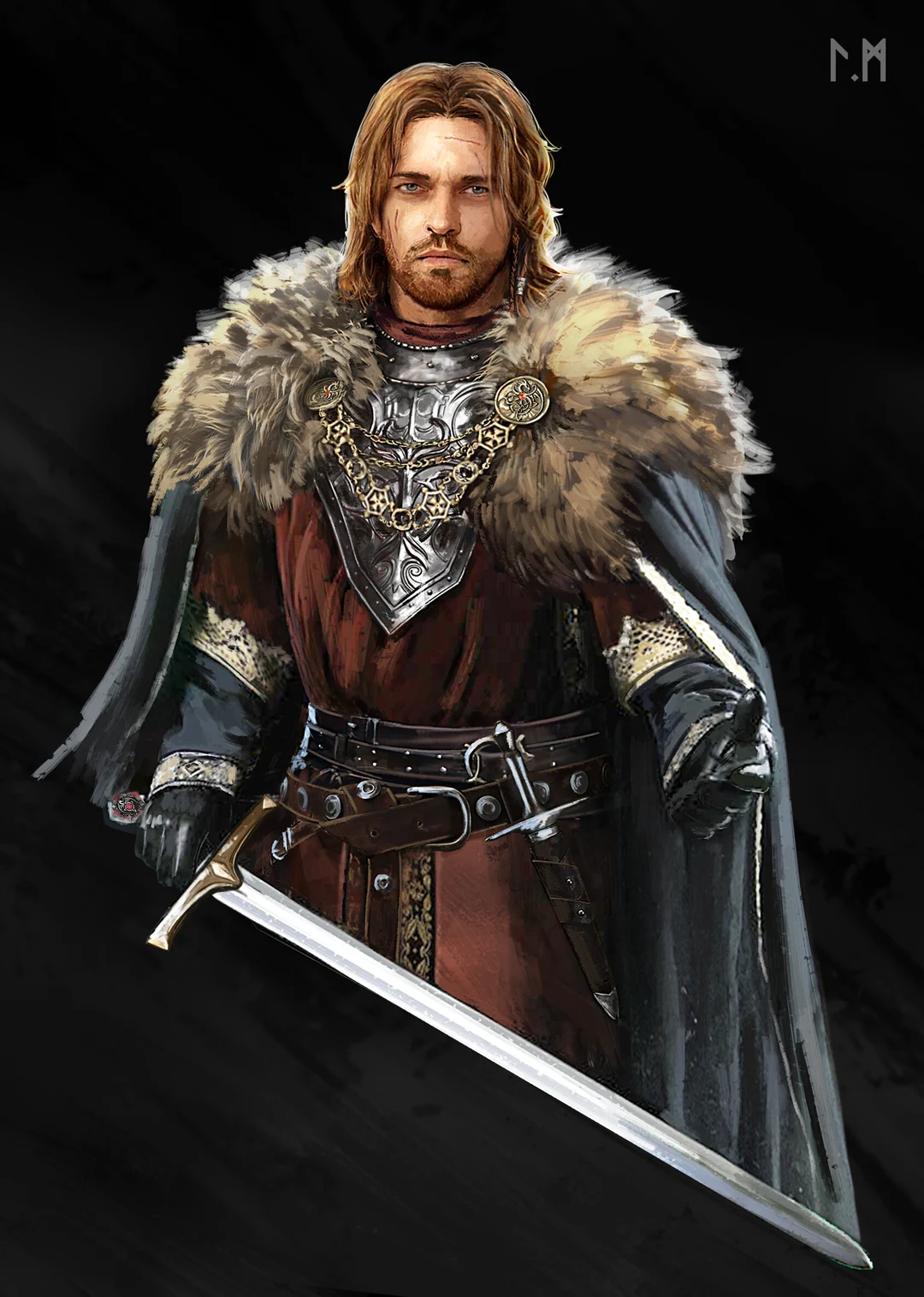 OC Knight _ Fantasy _ Concept Art by Mel Any | Scrolller