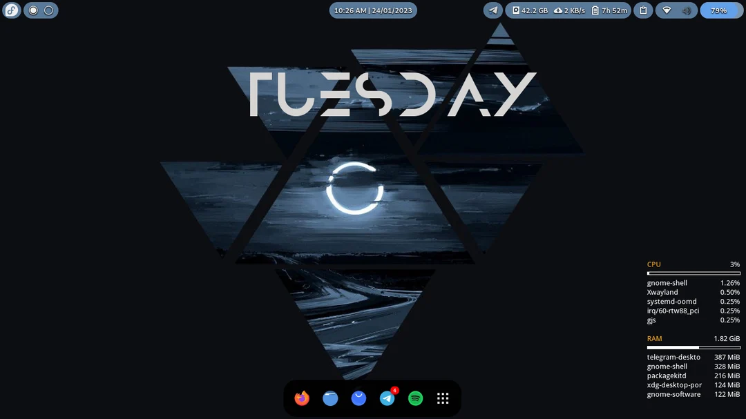 [gnome] my minimal gnome setup | Scrolller