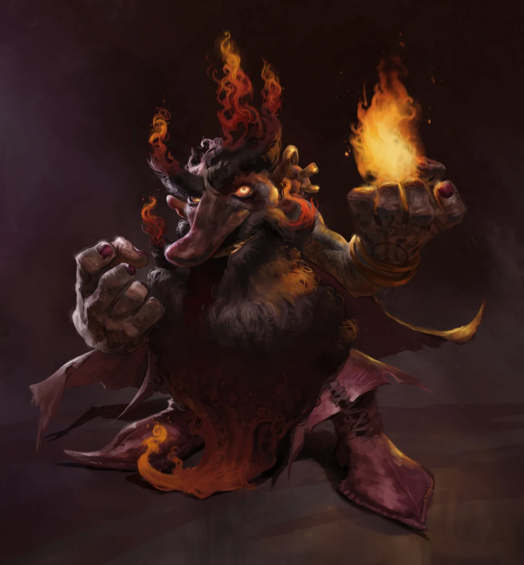 Fire Mage by Ognjen Sporin | Scrolller