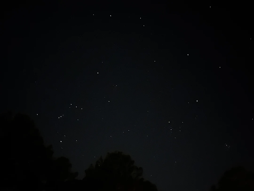 A photo I took tonight of Orion, Taurus, and Mars (OC) | Scrolller