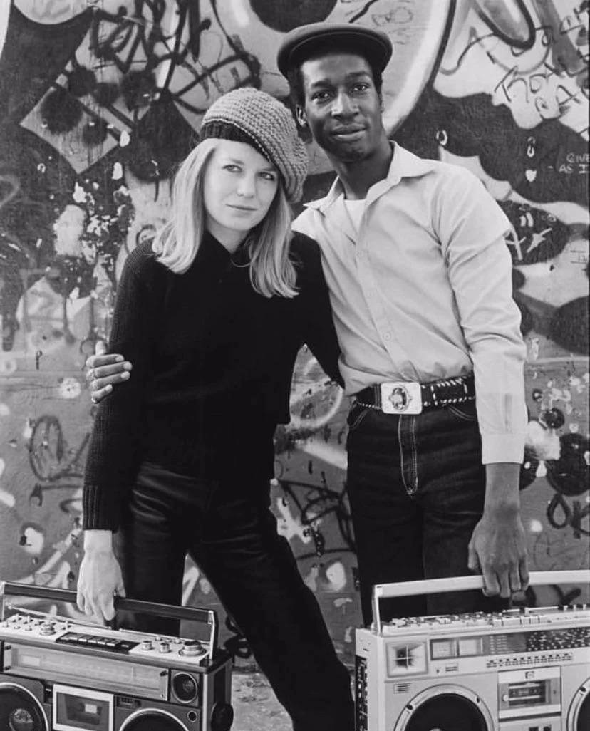 Tina Weymouth and Grandmaster Flash, pictured for NY rocker, 1981 | Scrolller