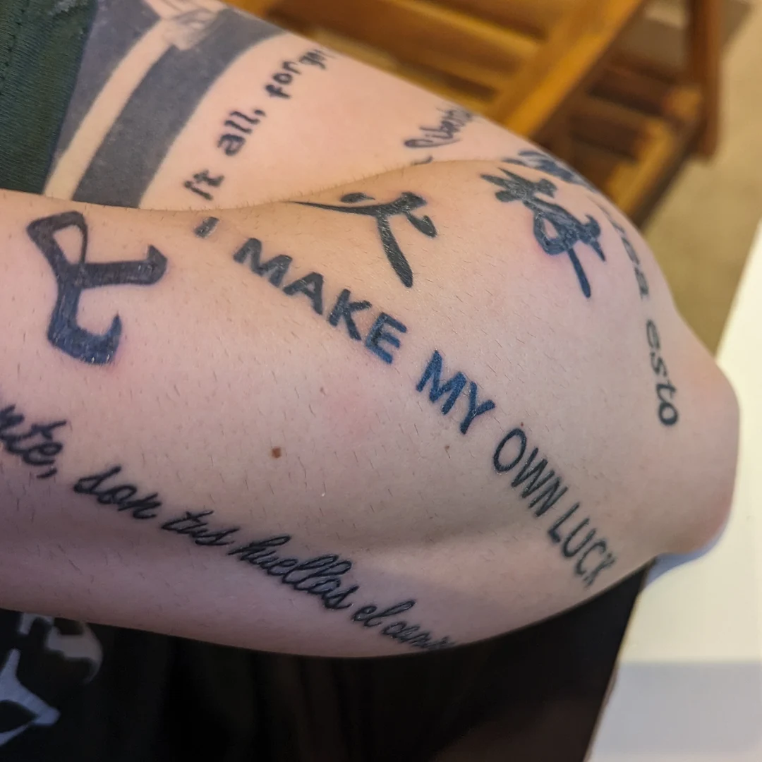 Got one of my favourite Harvey phrases tattooed recently | Scrolller