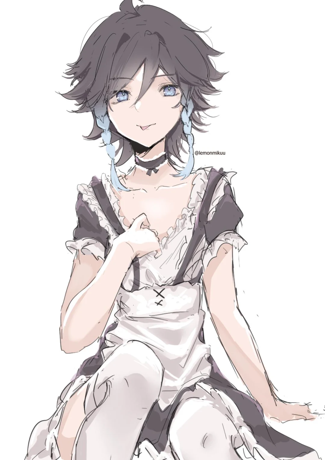 Lewd maid Venti | Scrolller