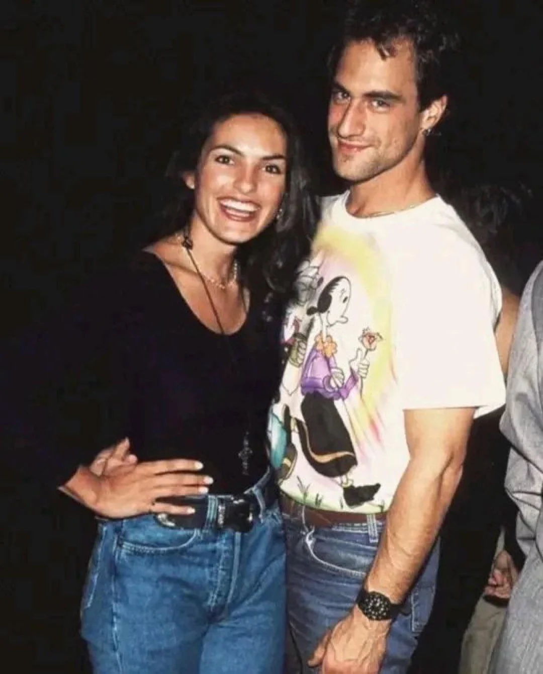 Mariska Hargitay and Chris Meloni, 1990s | Scrolller