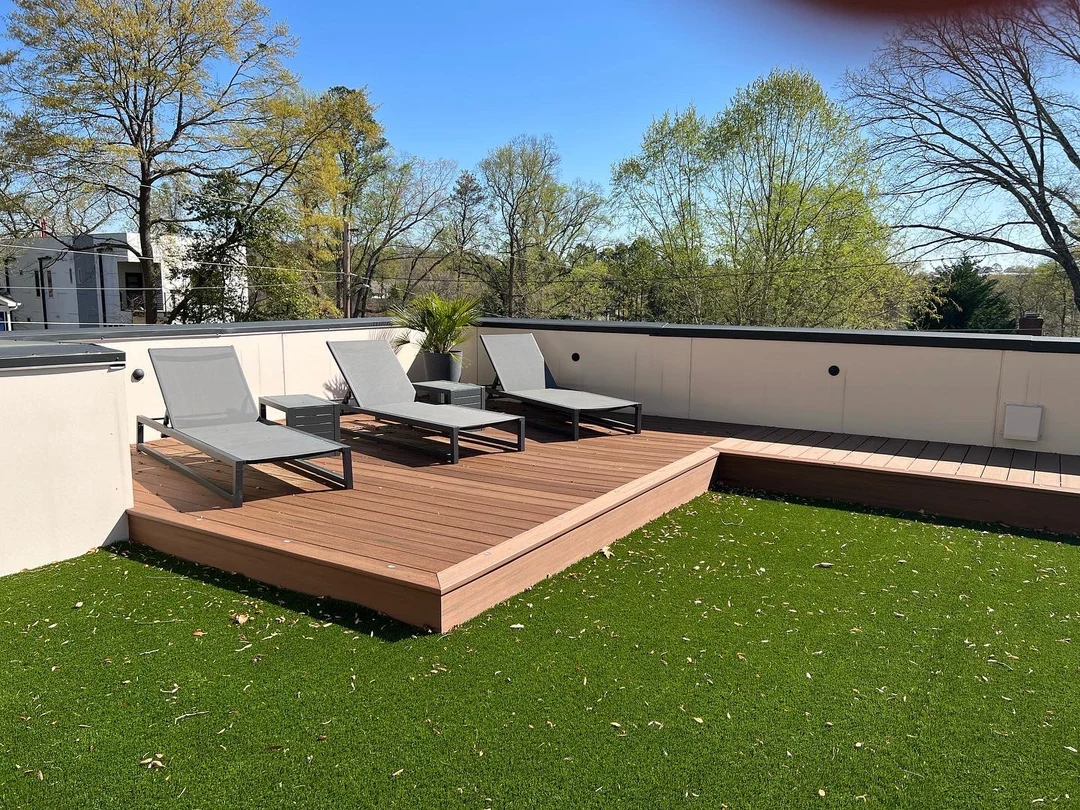 Our rooftop deck and garden is pretty cozy on a breezy spring day | Scrolller