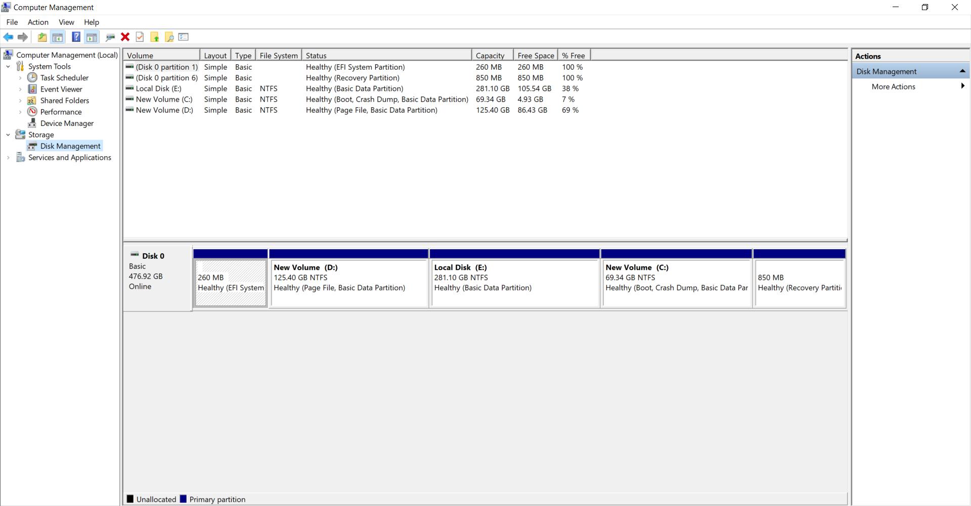 Help to extend a partition where windows is installed with no adjacent unallocated memory ...
