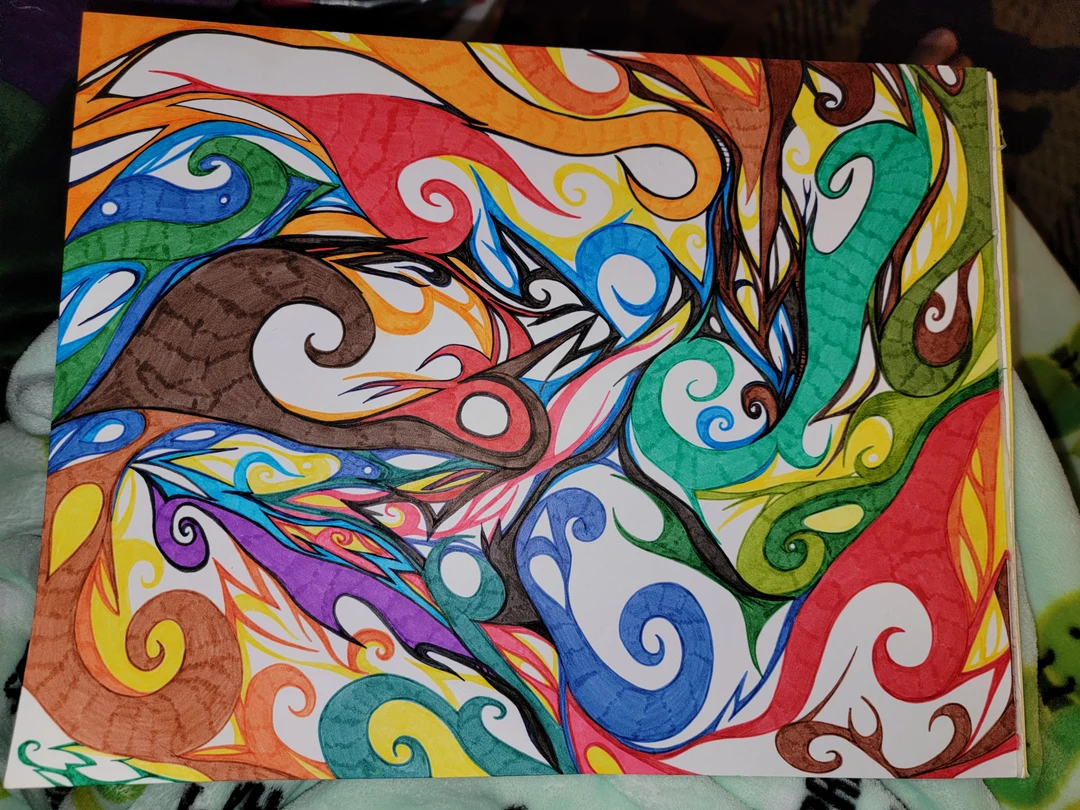 My current work in progress. Ink on Bristol paper. | Scrolller