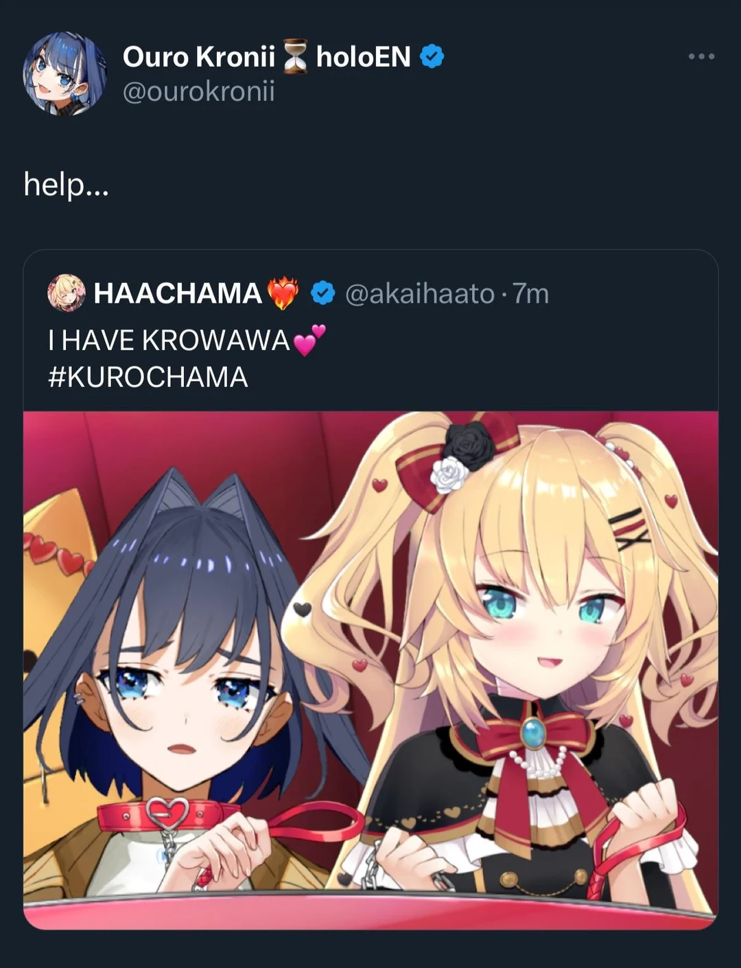 Kronii had a great time collabing with Haachama | Scrolller