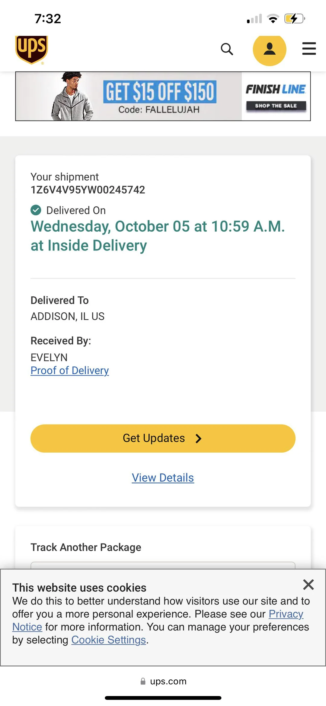 Who is EVELYN and why do they have my package? | Scrolller