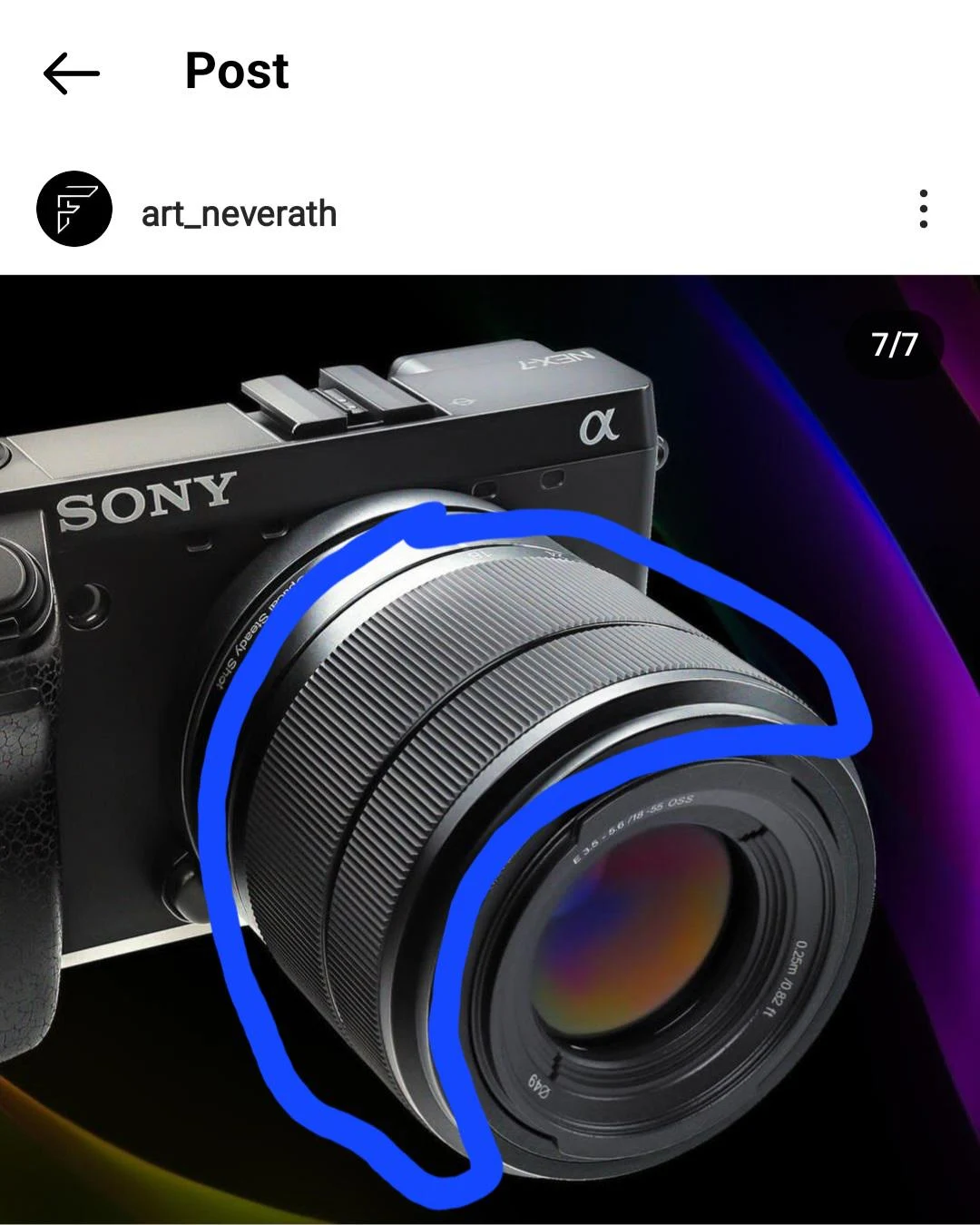 How to create this pattern running around the reflex lens | Scrolller