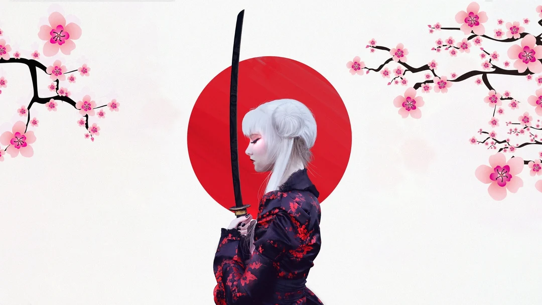 Beautiful girl with a katana [2560x1440] | Scrolller