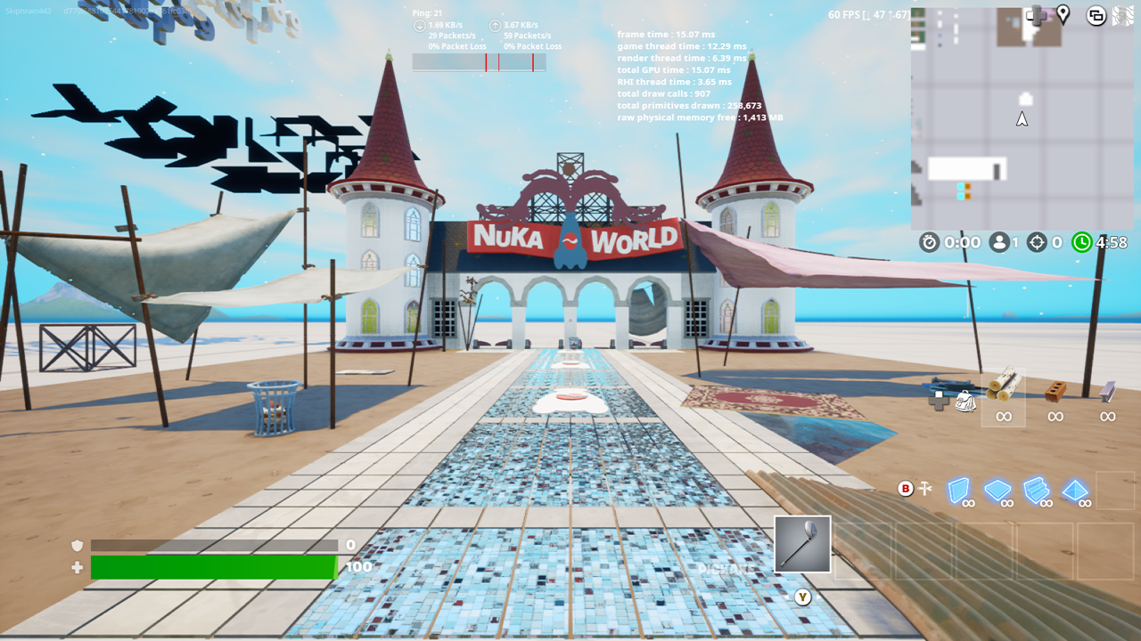 I recreated the nuka world entrance in fortnite creative | Scrolller