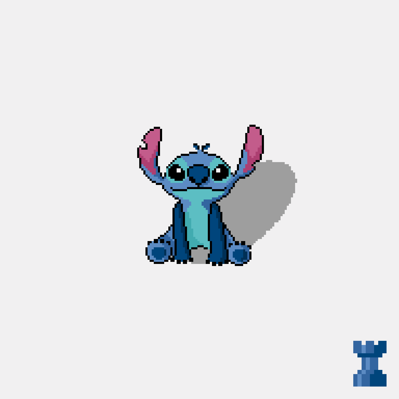 Practiced some Pixelart by drawing Stitch | Scrolller