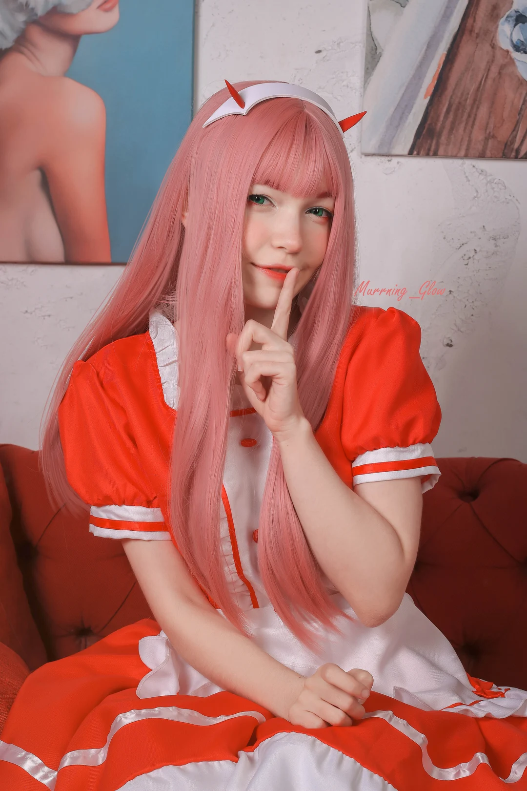 Did someone order a maid? Zero Two cosplay by Murrning_Glow | Scrolller