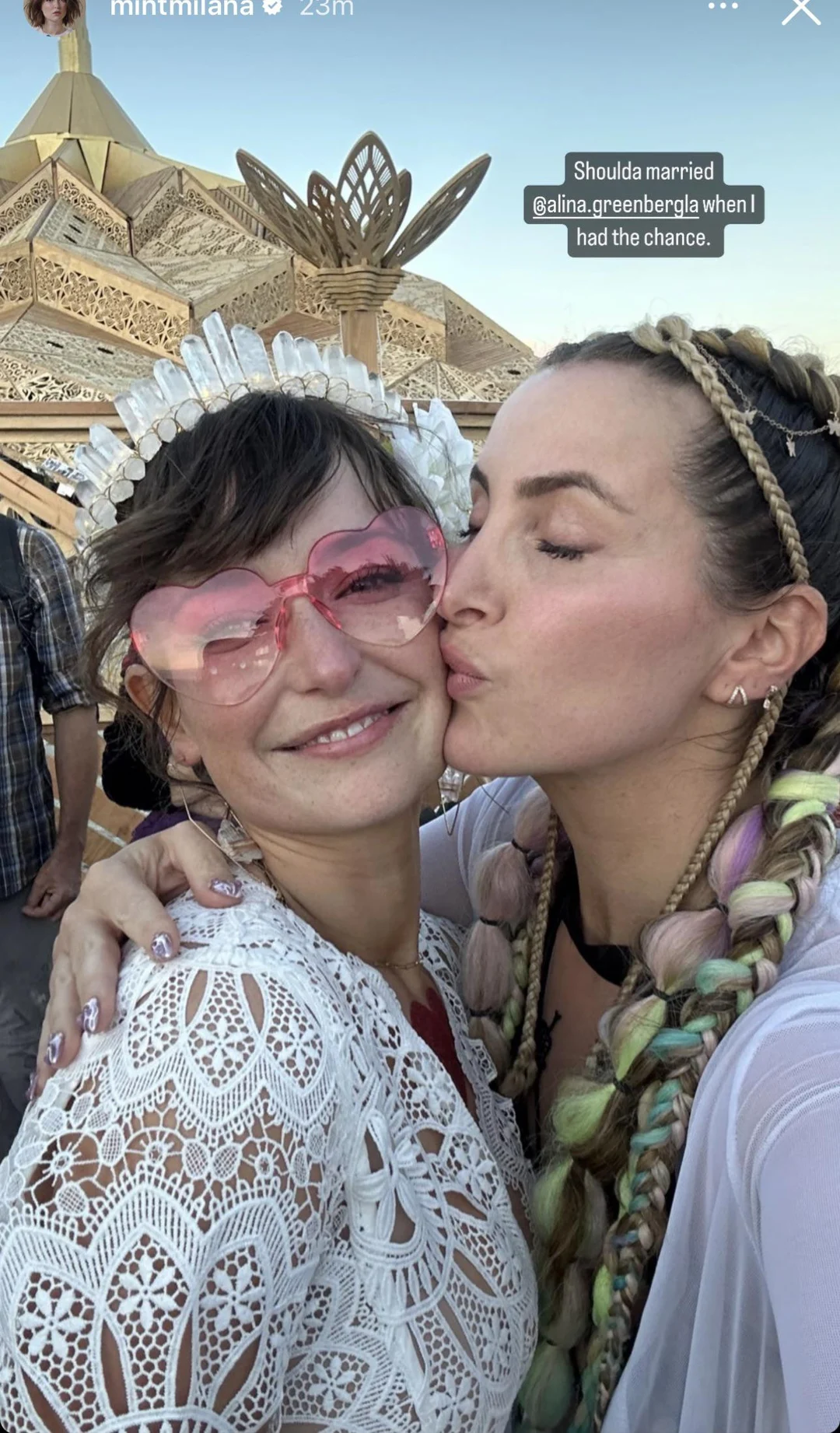 Milana at Burning Man | Scrolller