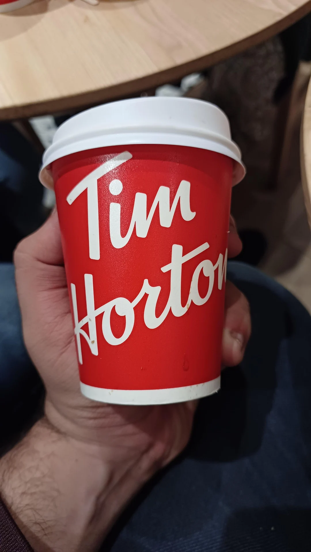 Had the opportunity to go to one of the few Tim Horton's in the country. Quite a lot better than ...