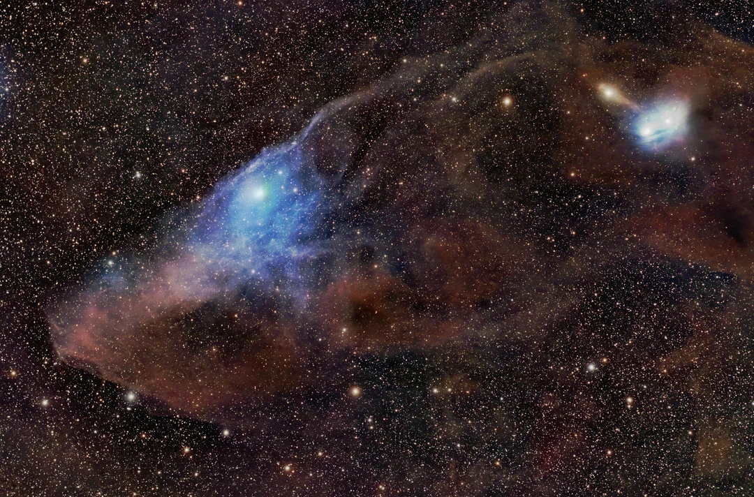 The Blue Horsehead Nebula | Scrolller