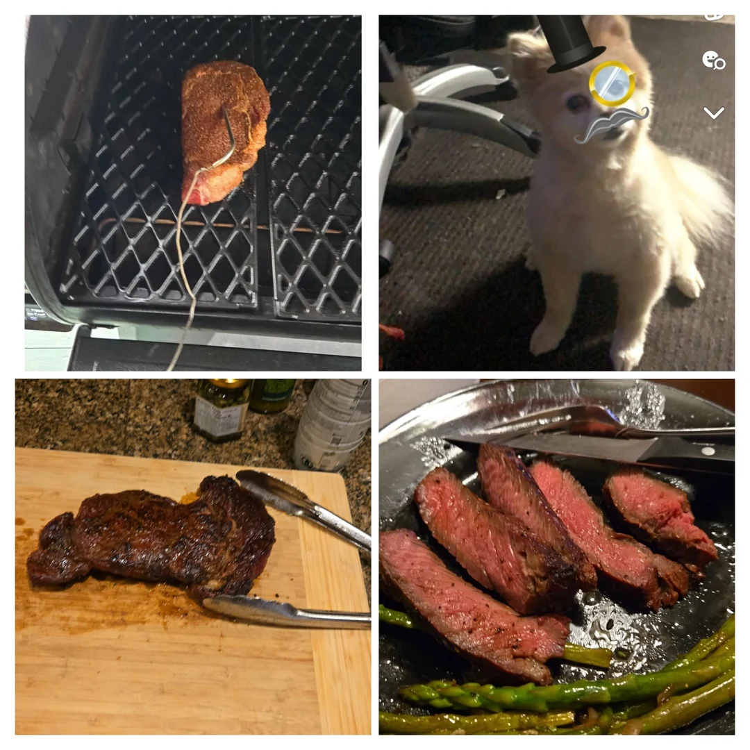 Reverse sear ribeye | Scrolller