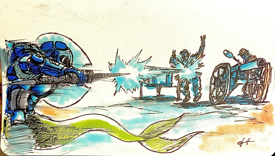 Advanced Technology - sketch by me | Scrolller