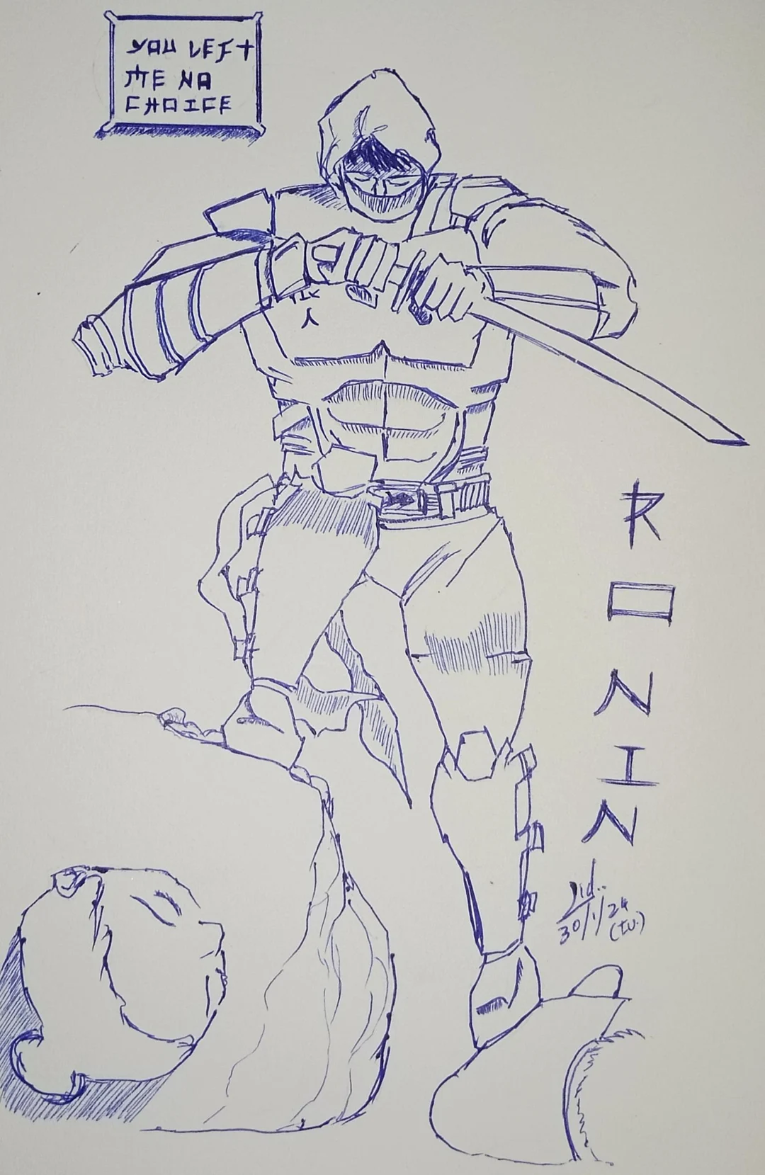 Ronin (Hawkeye) OC Fan Art | Scrolller