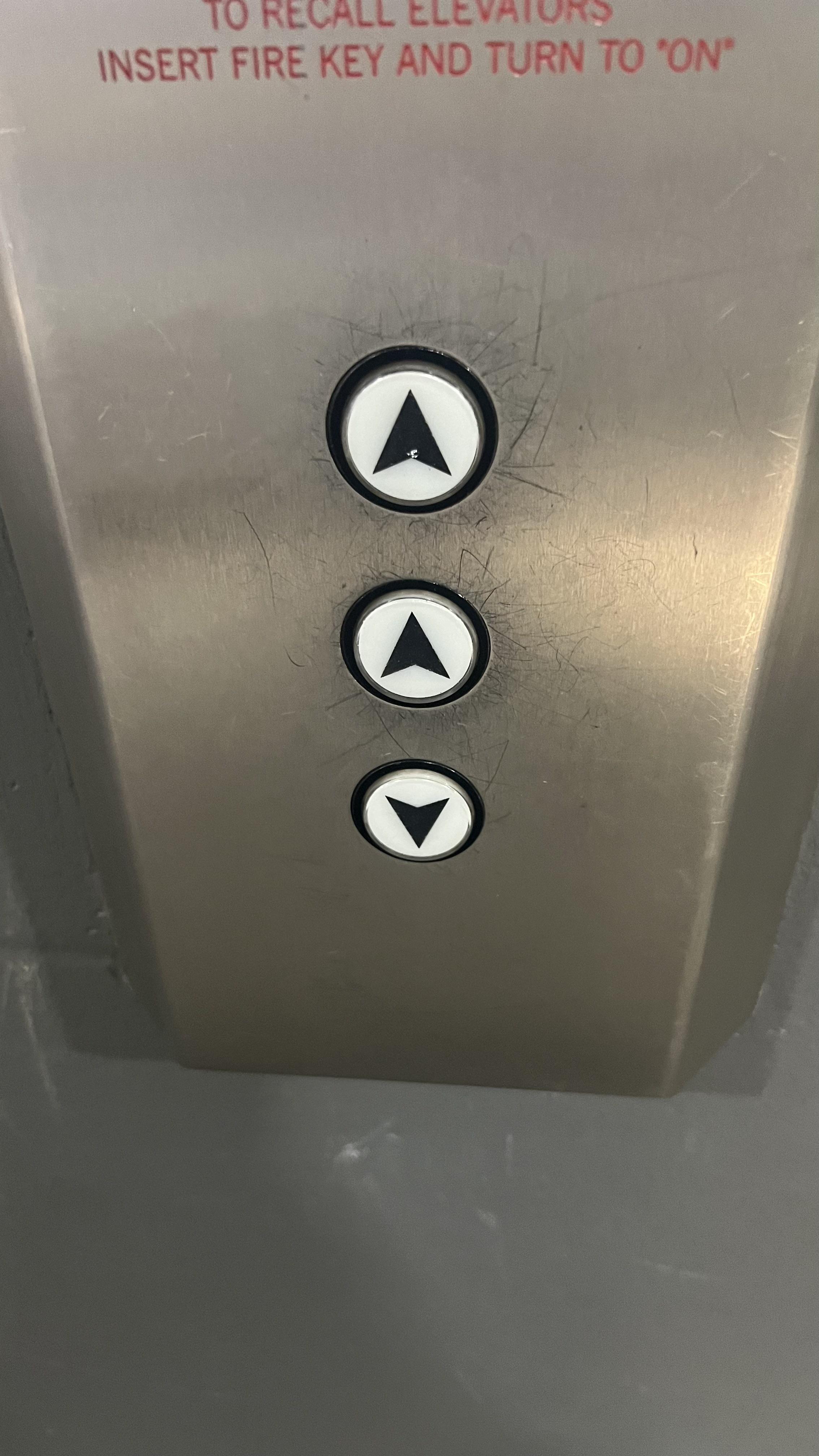 Elevator has two up buttons | Scrolller