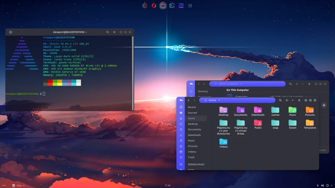 [GNOME] My ubuntu toon style | Scrolller