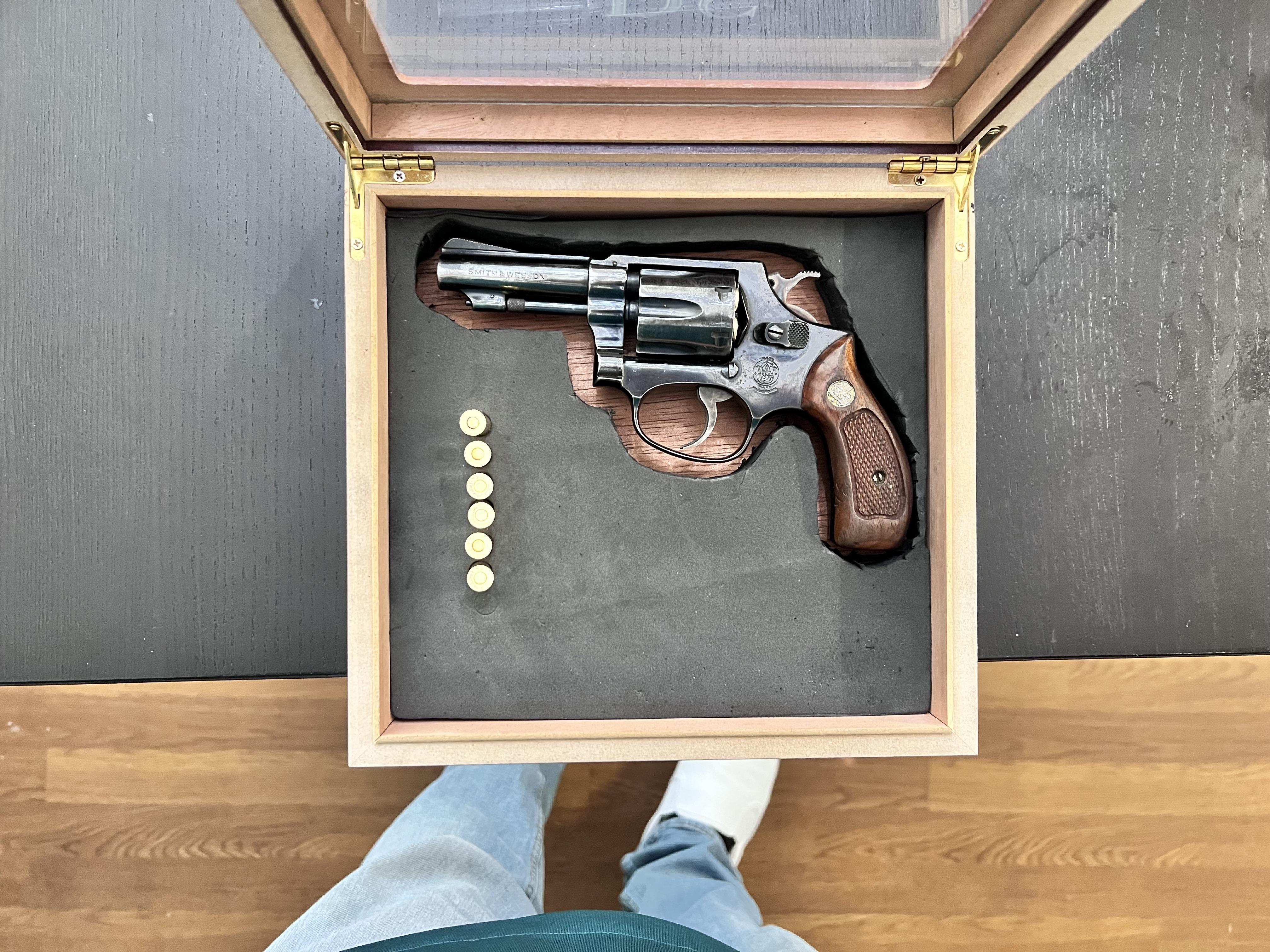 Saw some on else do a revolver case with a cigar box so this is my spin. | Scrolller