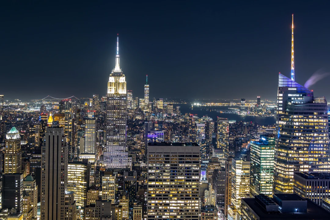 View of New York from the Observation Deck at Rockefeller Center [OC] | Scrolller