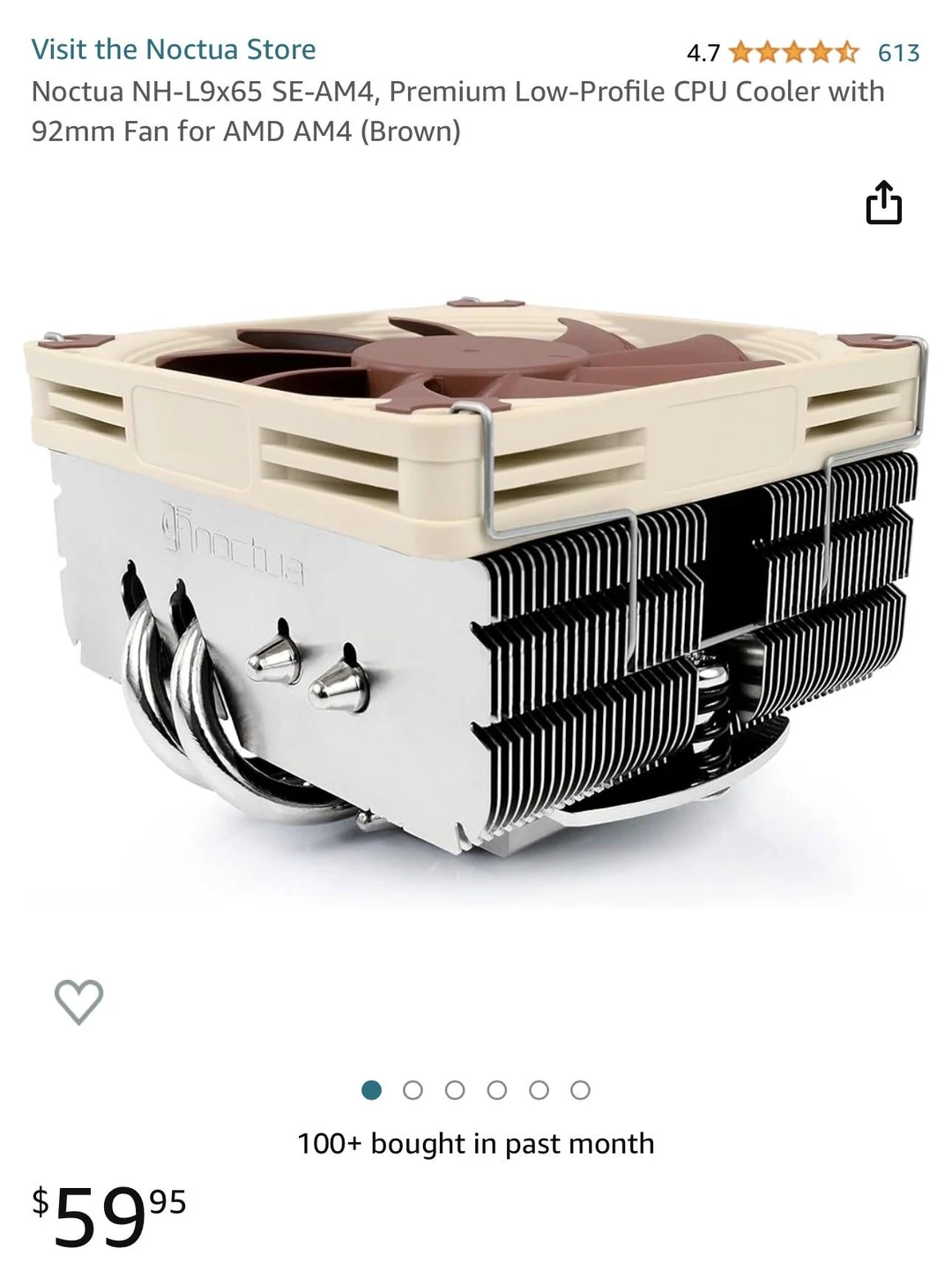 Low profile Noctua cooler performance | Scrolller