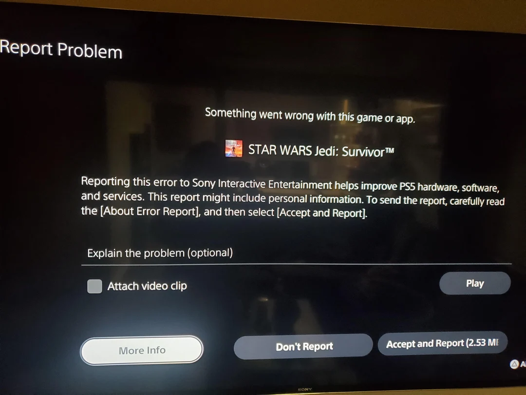 Jedi: Survivor has been out for almost 10 months, and I'm still unable to play the game (PS5 ...