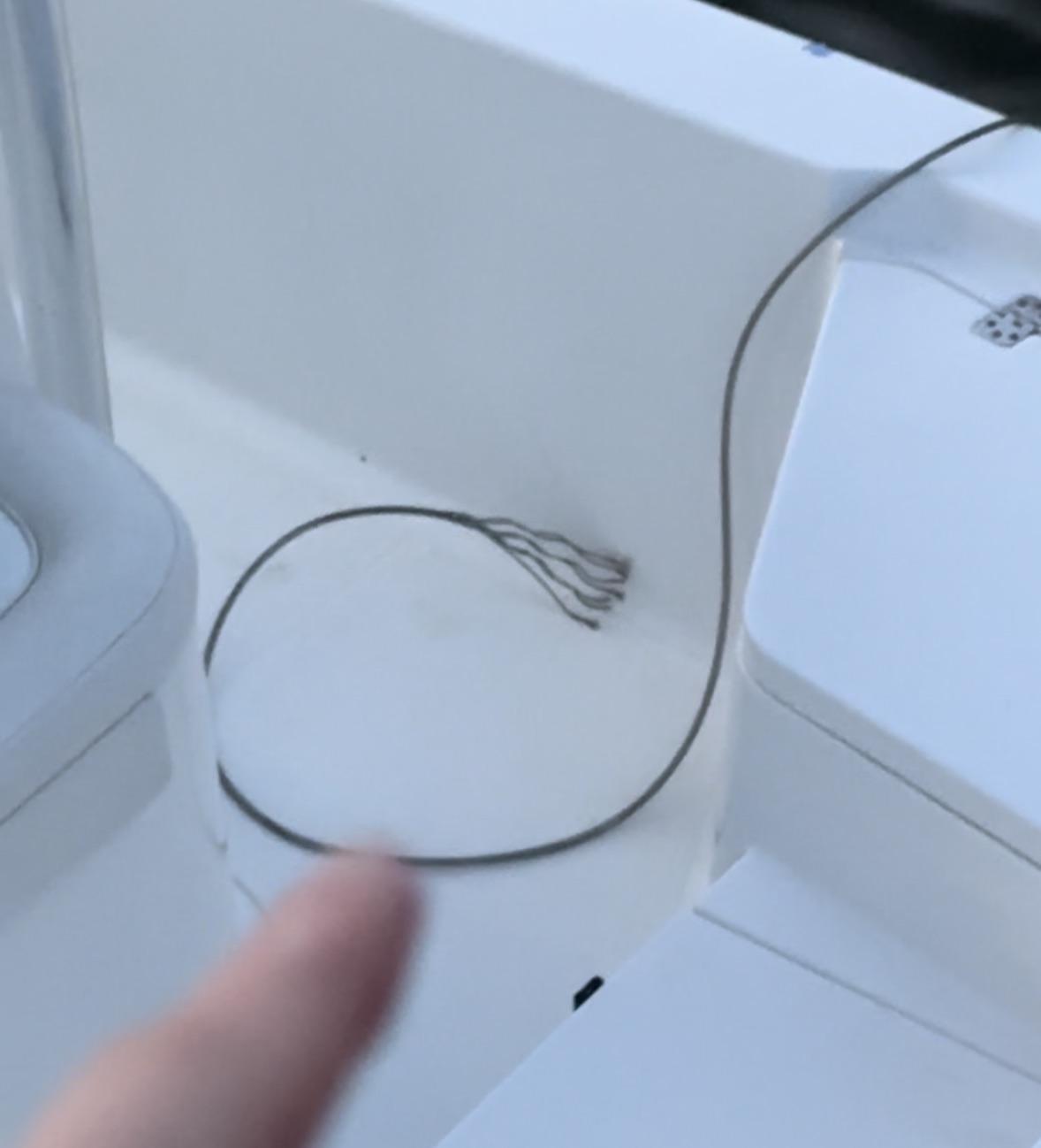 Cable on boat lift snapped today right where it’s bolted, looks like it frayed and slipped right ...