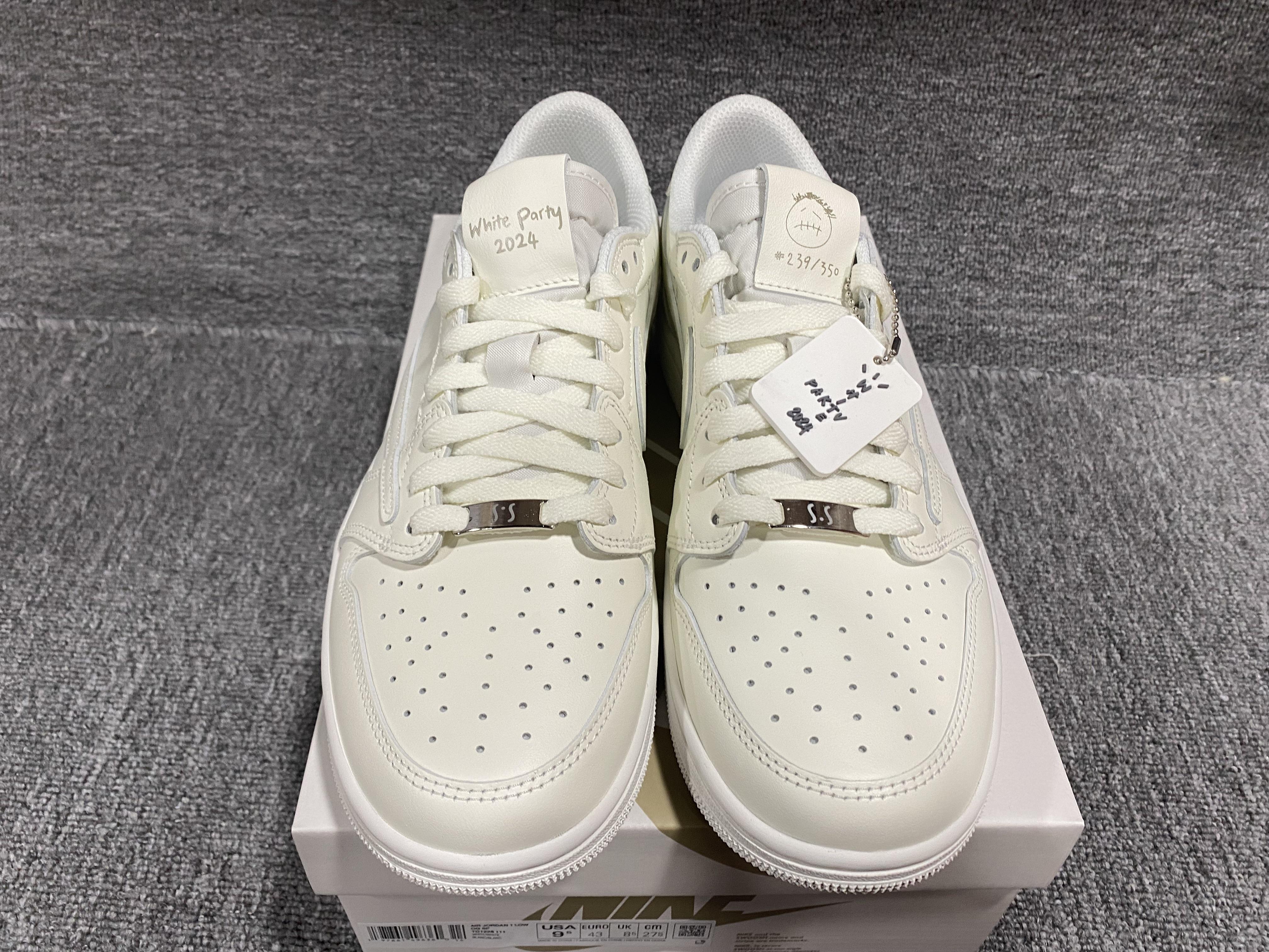 FK Batch Travis Scott aj1 low “White”—320¥—HO | Scrolller