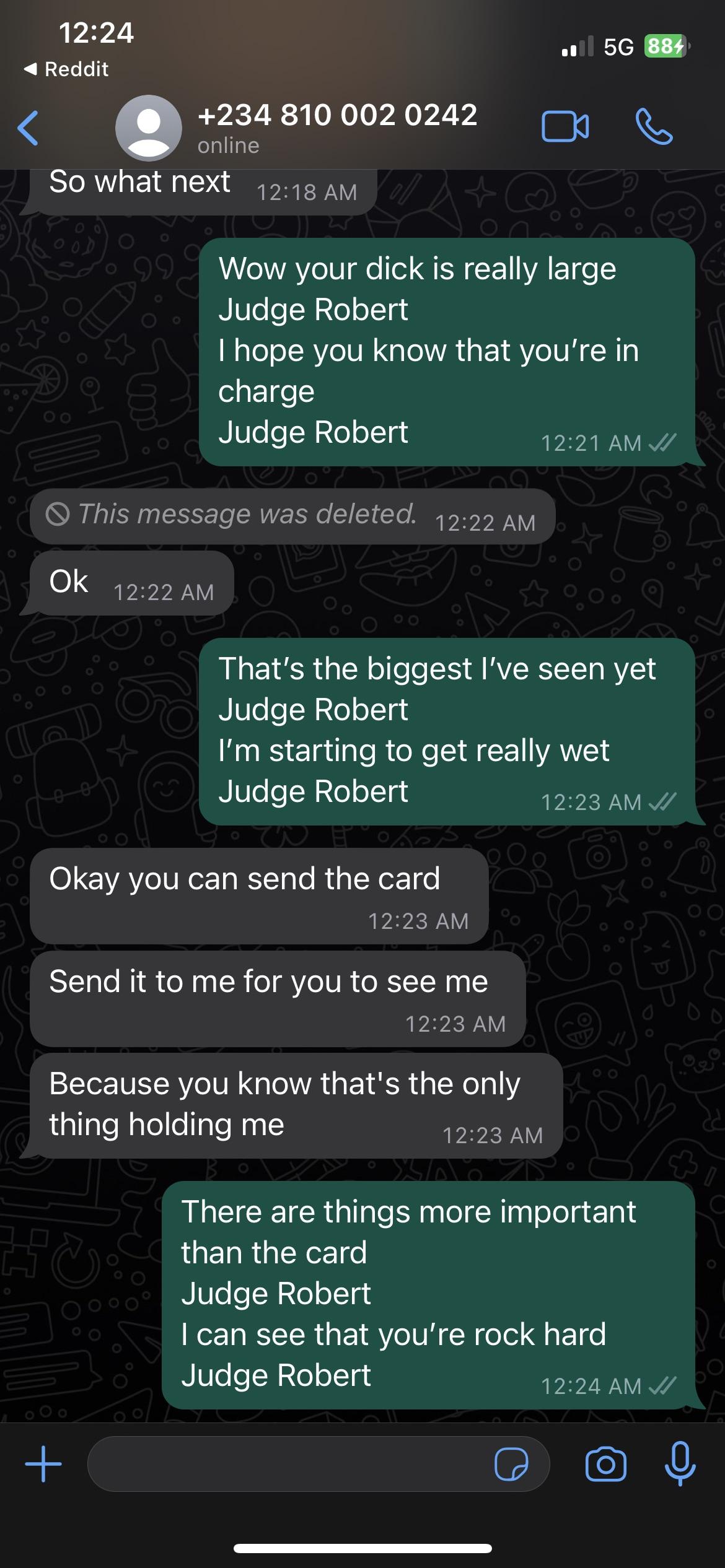 Judge Robert comes clean. Did I get too carried away? (Part 2) | Scrolller