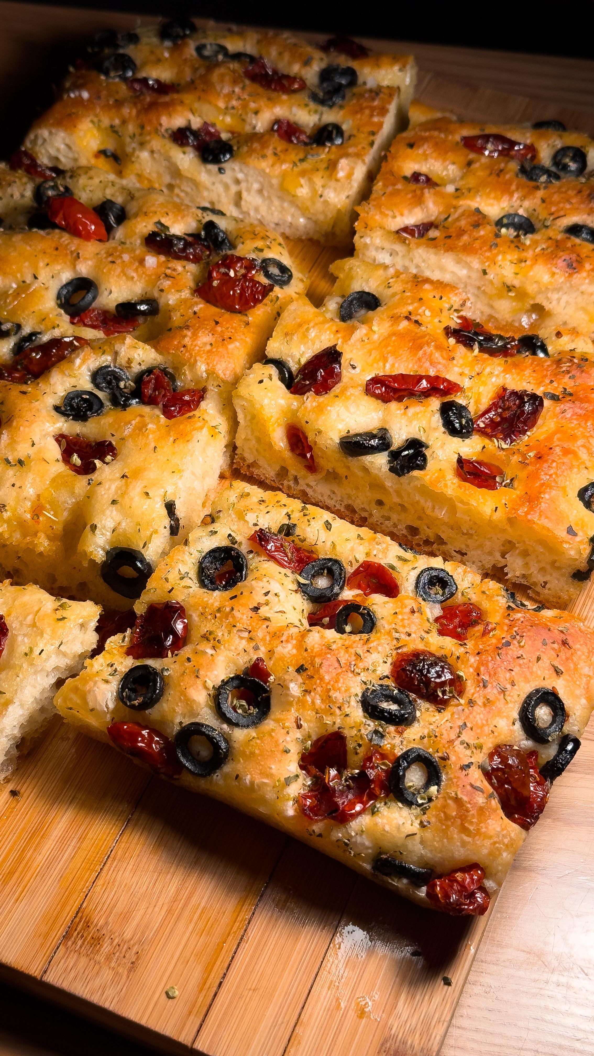 [homemade] Focaccia w/Sicilian tomatoes and oregano | Scrolller