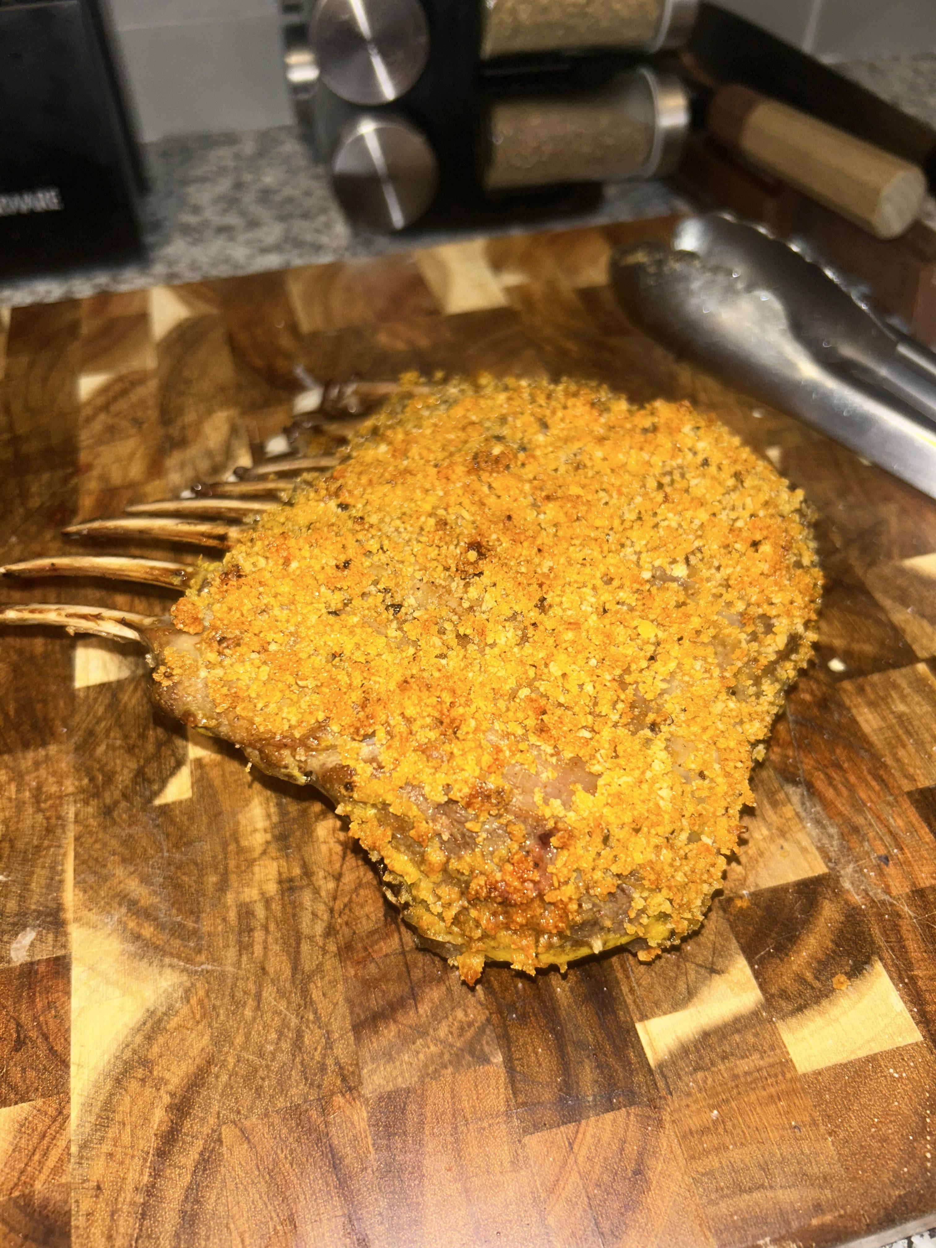 [homemade] crusted rack of lamb! | Scrolller